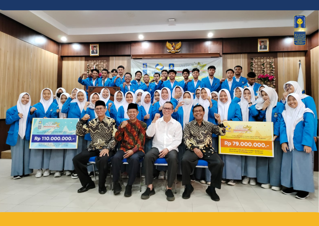 YBW UII dan Lazis Unisia Berikan Beasiswa Next kepada 46 Siswa SMA UII | Yayasan Badan Wakaf UII